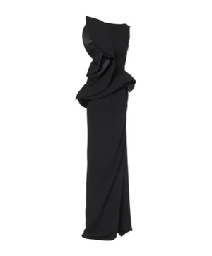 Maticevski Fateful Ruffled Gown - Black