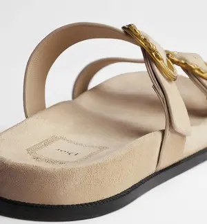 Dior Mule Medaillon Buckle