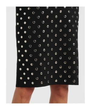 Stella McCartney Studded Cutout Halterneck Midi Dress