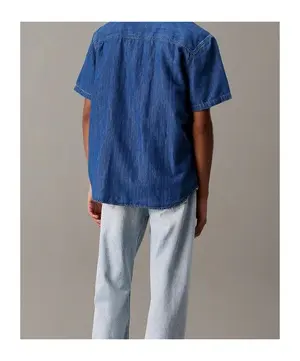 Calvin Klein Denim Short Sleeve Shirt
