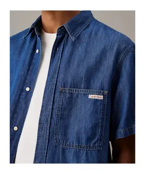 Calvin Klein Denim Short Sleeve Shirt