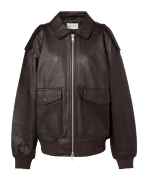 THE FRANKIE SHOP Viper Leather Jacket