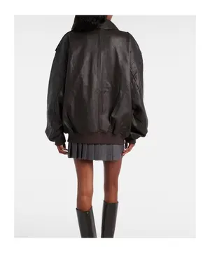 THE FRANKIE SHOP Viper Leather Jacket