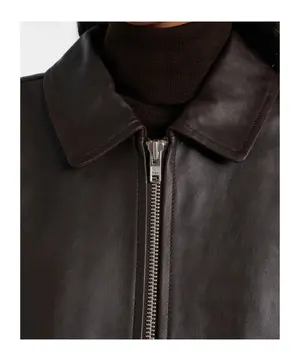 THE FRANKIE SHOP Viper Leather Jacket