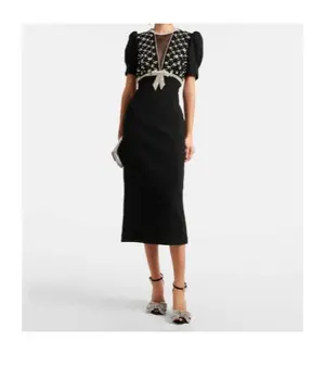 Rebecca Vallance Nicky Hilton Arianna Embellished Midi Dress