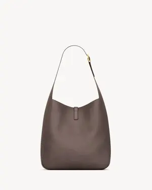 Saint Laurent Le 5 À 7 Supple Large Grained Leather Shoulder Bag - Brown