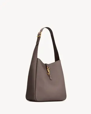 Saint Laurent Le 5 À 7 Supple Large Grained Leather Shoulder Bag - Brown