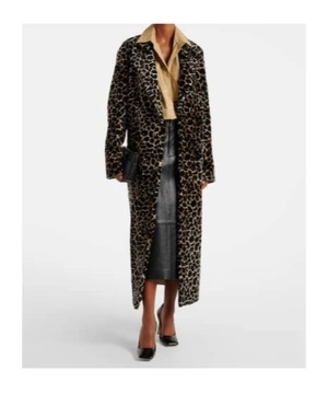 Dodo Bar Or Mlp Leopard-print Shearling Coat