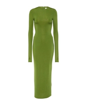 Alex Perry Crystal-embellished Jersey Maxi Dress - Green
