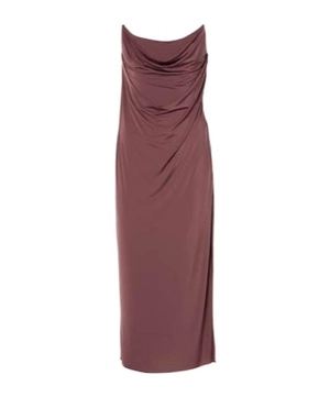 Alex Perry Draped Jersey Corset Dress - Red
