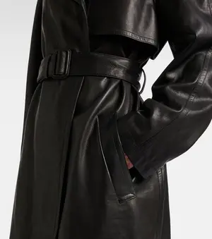 THE ROW Siempra Leather Coat