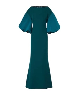 SAFIYAA LONDON Embellished Gown - Green