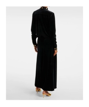 Dodo Bar Or Arol Studded Velvet Maxi Dress