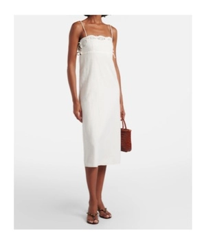 Posse Darya Embroidered Midi Dress