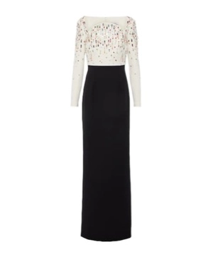 SAFIYAA LONDON Racha Embroidered Gown