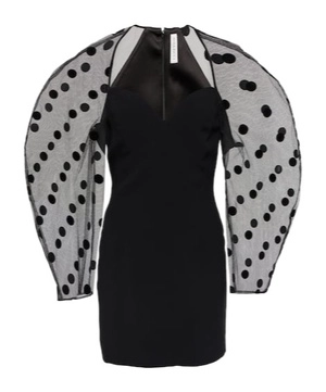 Nina Ricci Tulle Minidress - Black