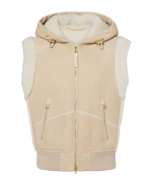 Bogner Finel Suede Ski Jacket - Nude