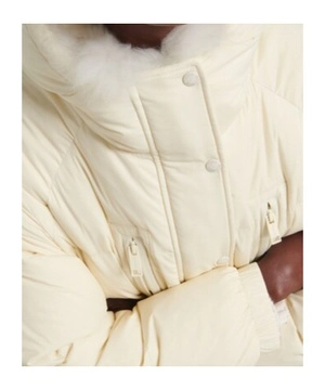 YVES SALOMON Shearling-trimmed Down Jacket