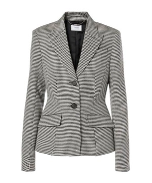 Erdem Houndstooth Wool Blazer