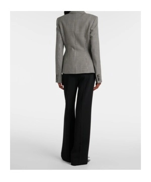 Erdem Houndstooth Wool Blazer