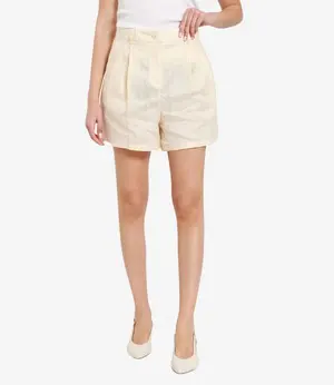 SEMICOUTURE Pleated Detail Shorts