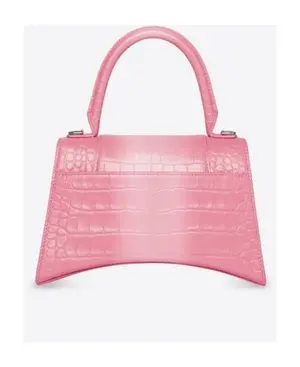 Balenciaga Hourglass Embossed Shoulder Bag