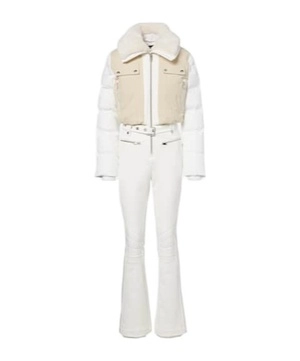 Fusalp Karei Corduroy-trimmed Ski Suit - White