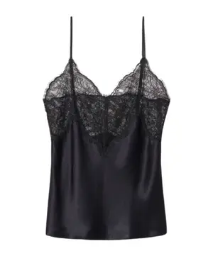 NILI LOTAN Sleeveless Camisole - Black