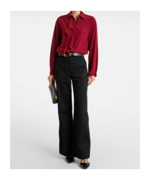 Victoria Beckham Ruffled Silk Blouse