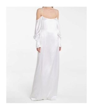 Galvan Valencia Silk Satin Gown