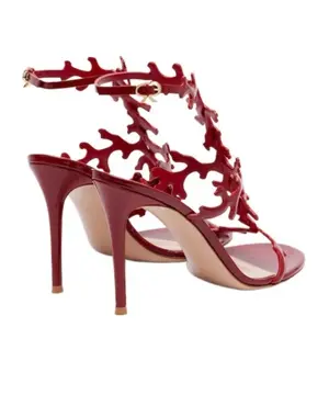GIANVITO ROSSI Patent Leather Stiletto Sandals