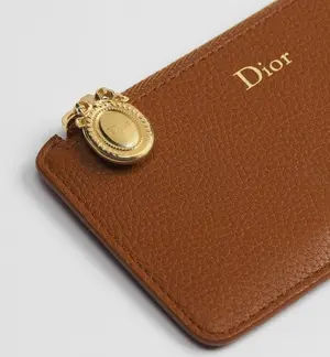 Dior Médaillon Cosmos Zipped Card Holder