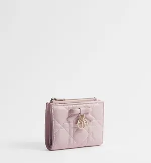 Dior Lady Dahlia Wallet - Nude