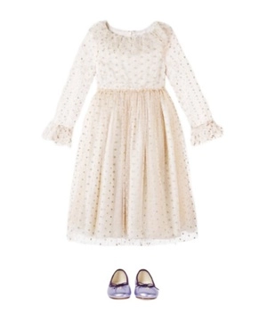 Bonpoint Embellished Tulle Dress