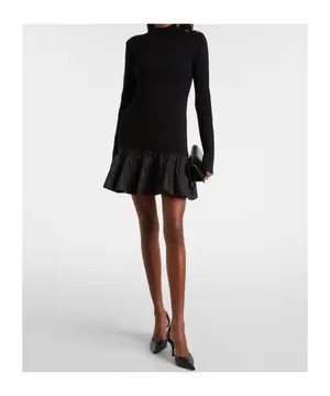 PATOU Ruffled Mini Dress