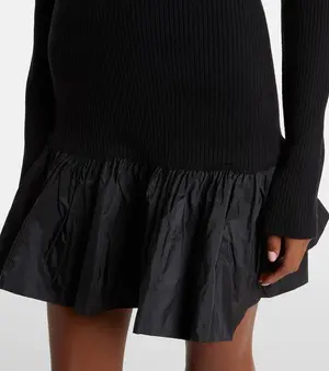 PATOU Ruffled Mini Dress