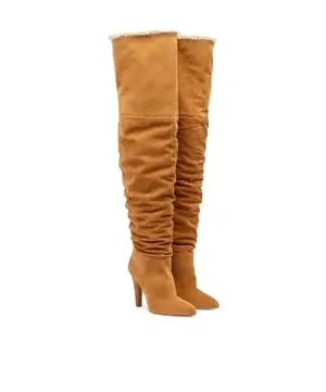 Paris Texas Suede Over-the-knee Boots