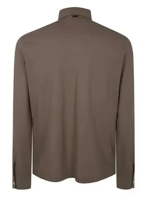 Herno Polo Camicia M.l. Jrs Voile Crepe