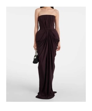 Stella McCartney Strapless Crêpe Jersey Gown