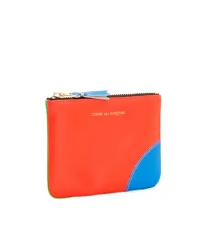 Comme Des Garçons Multicolor Logo Wallet