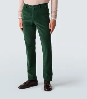 Kiton Cotton Blend Corduroy Casual Pants