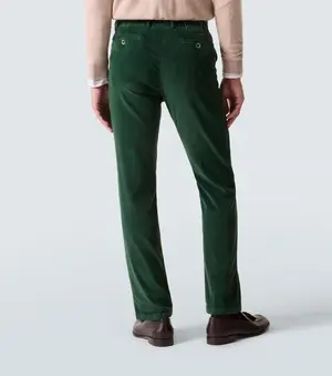 Kiton Cotton Blend Corduroy Casual Pants