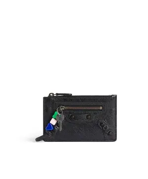 Balenciaga Le City Long Coin And Card Holder - Black