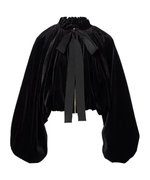 PATOU Bow Detail Casual Jacket - Black