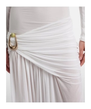 Christopher Esber Stone Pin Draped Gown