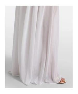 Christopher Esber Stone Pin Draped Gown