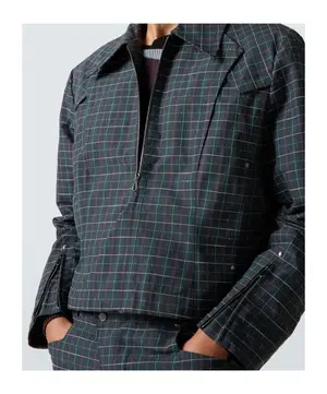 KIKO KOSTADINOV Check Zip-up Casual Jacket