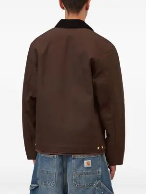Carhartt Work In Progress Detroit Logo Patch Bomber Jacket - Red