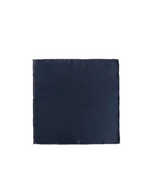 FERRAGAMO Square Pocket Scarf - Navy Blue