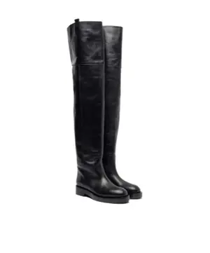 Paris Texas Soft Versatile Minimalist Tall Boots - Black